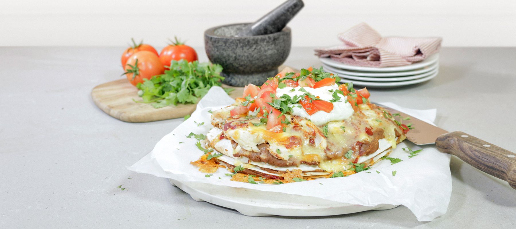 Chicken Tortilla Stack | Recipe | Crockpot®