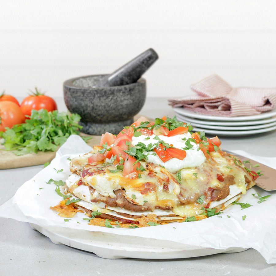 Chicken Tortilla Stack | Recipe | Crockpot®